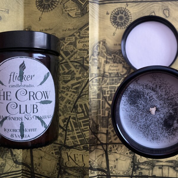 The Crow Club | Six of Crows Soy Wax Candle - Etsy