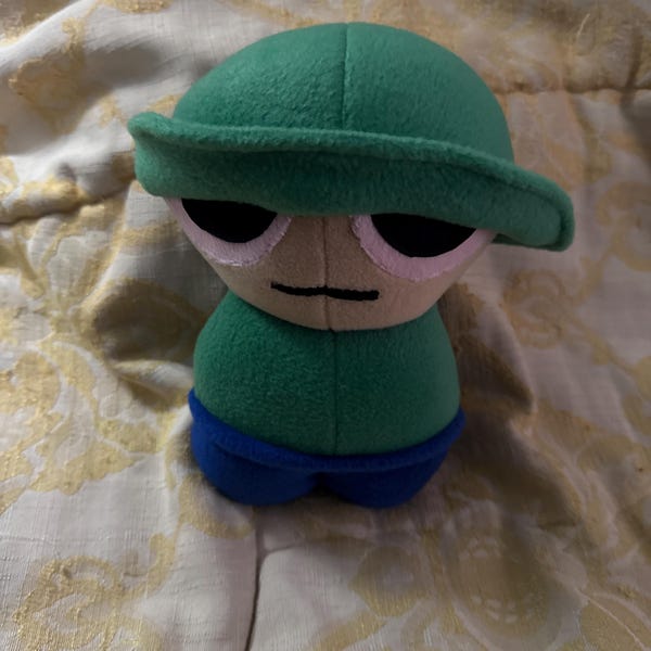 Paintbrush Plushie Inanimate Insanity Inspired, the Hothead, Handmade ...