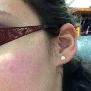 Titanium Earrings Studs / Nickel Free Earrings / Allergy Free | Etsy