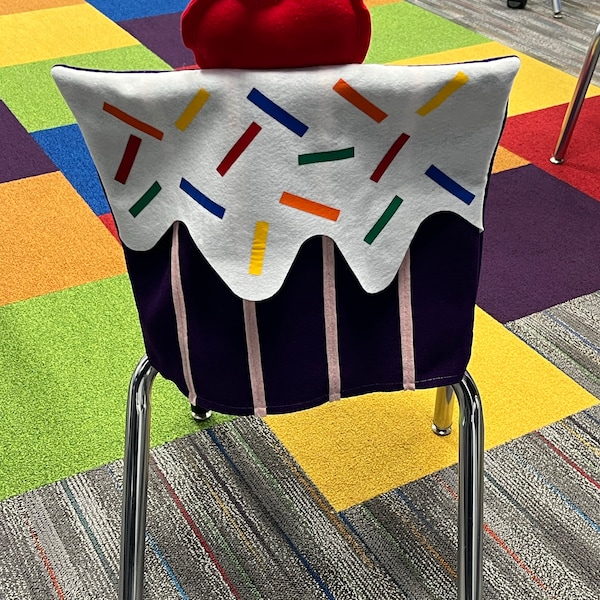 S'mores Happy Birthday Chair Cover - Etsy