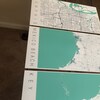 Custom City Map Art Bundle Framed, Canvas or Print - Choose Any Three ...