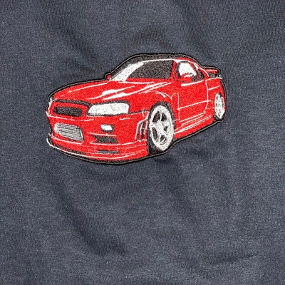 Blu Car Machine Embroidery Design Instantly (Instant Download) - Etsy