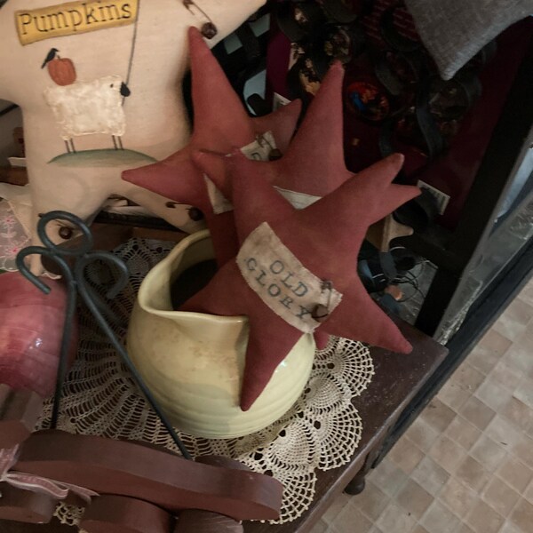 Set of 3 Primitive Grungy Sunflower Pokes Fall Florals Primitive Fall ...