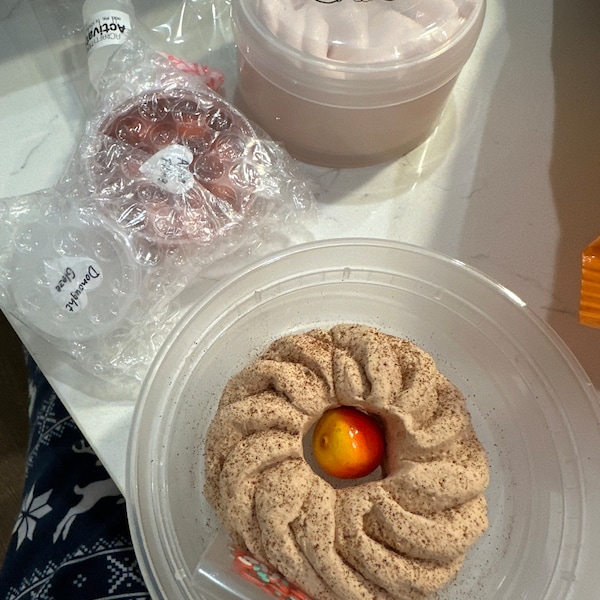 Apple Doughnut, DIY Slime, Snow Butter Slime, Apple Slime, Fall Slime ...