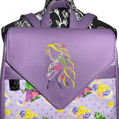 Rapunzel From Tangled With Pascal Sketch Digital Embroidery Machine ...