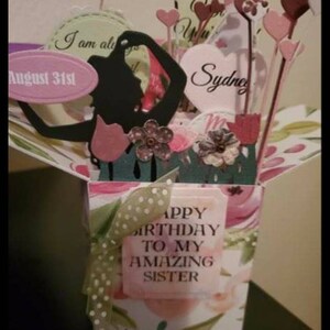 Custom Explosion Box Card Personalized Handmade Custom | Etsy