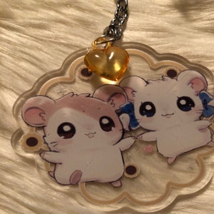Hamigos Hamtaro & Bijou Keychain Cute and Colorful Cartoon - Etsy