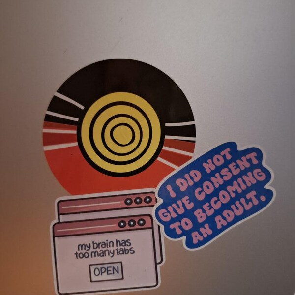 ADHD Sticker, Running Late, ADHD Planner, ADHD Gift Idea, Funny Adhd ...