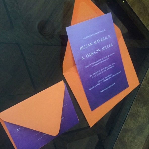 Invitation Set Sample, Use With Any Invitation Suite - Etsy