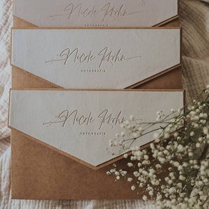 Velvet Folder, Envelope for Prints 15x21 Cm, With Custom Designed ...