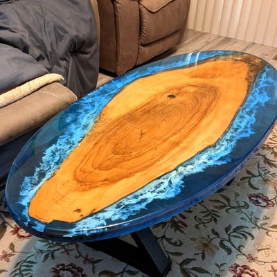 Office Desk / Computer Desk, Solid Live Edge Cedar Table, Custom Wood ...