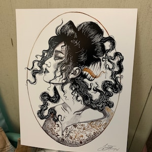 Envy Seven Deadly Sins Illustration Art Print | Etsy