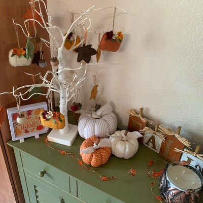 Felt Gingerbread Man Ornament, Peppermint Gingerbread Man, Christmas ...