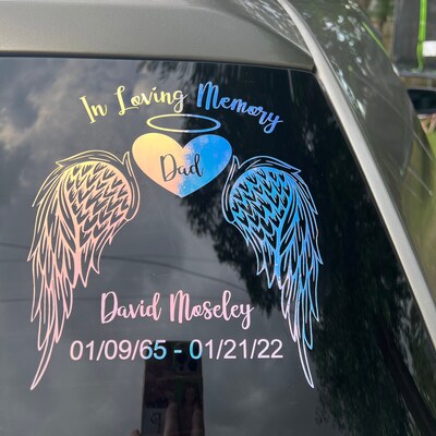 In Loving Memory Decal - Etsy