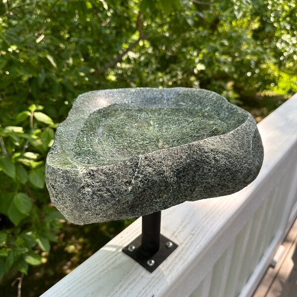 River Stone Bird Bath - Etsy