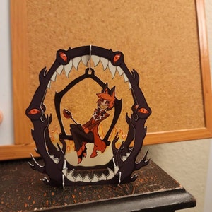 Alastor Hazbin Hotel Paper Craft Standee - Etsy