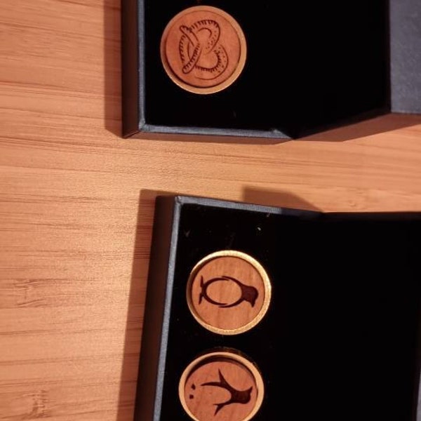 Coin Cufflinks -canada 90th Anniversary, Royal Canadian Mint- 5 Cent ...