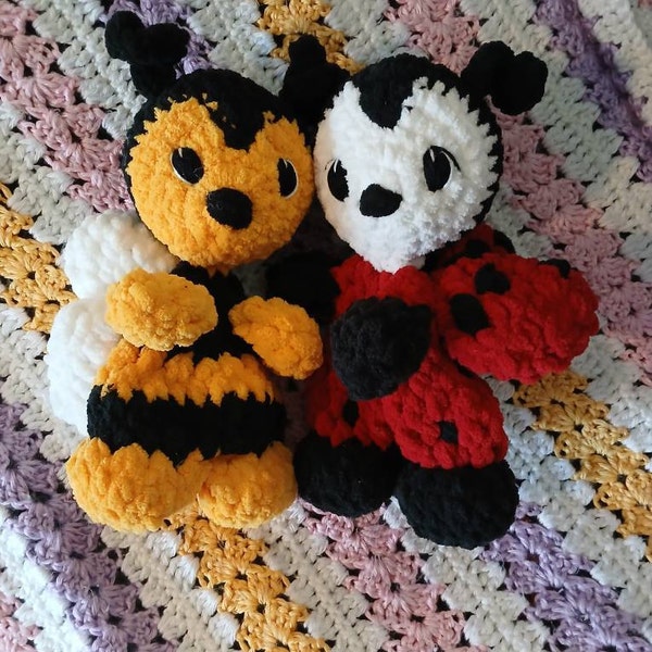 Itty Buggy Bundle Crochet Pattern | No Sew Low Sew Crochet Amigurumi ...