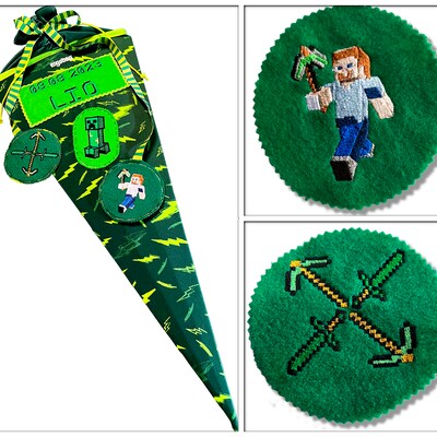 Enderman Video Game Embroidery Design - Etsy