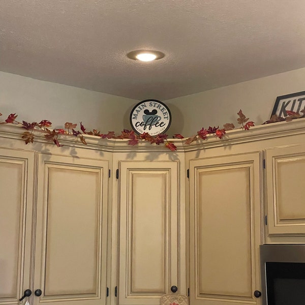 10" Main Street Coffee Sign // Disney-inspired Coffee Decor // Mickey ...