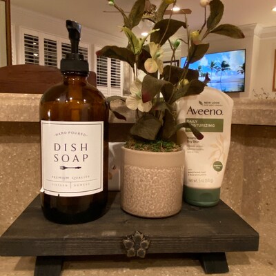 Wood Rustic Countertop Basket Rack Fruit Breads & More Kitchen - Etsy