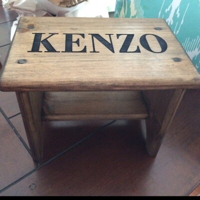 Personalized Kids Stepping Stool Rustic Decor - Etsy