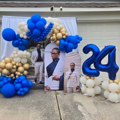 Jungle Safari Birthday Photography Backdrop Personalized Words Custom ...