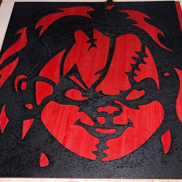 Chucky Wall Art Decor Pattern Laser Cut Dxf Glowforge Svg Xtool D1 File ...