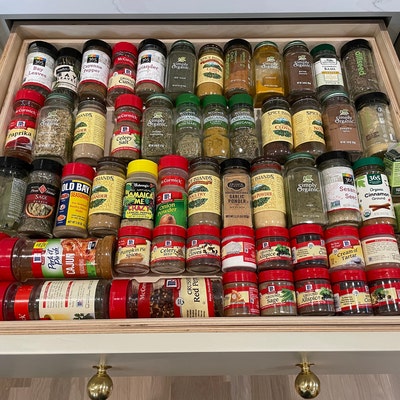 Up to 12 Inches Wide Drawer Insert, Custom Drawer Organizer, Wood ...