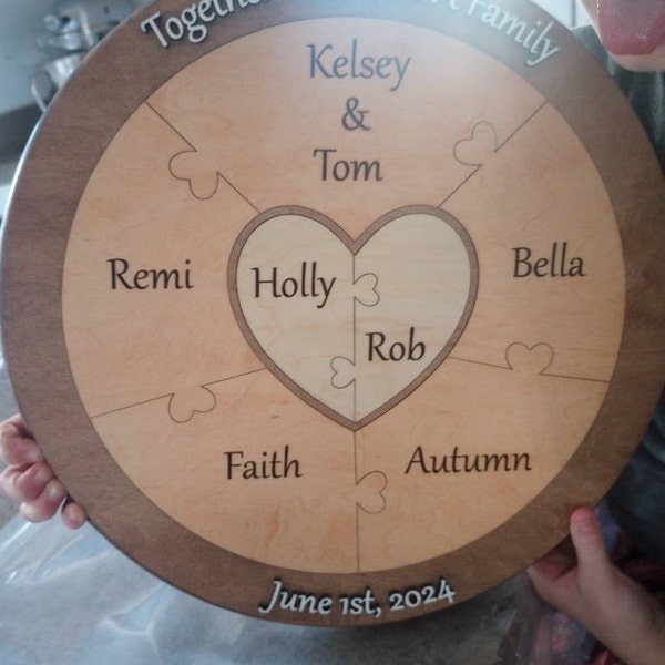 Unity or Family Puzzle, Blended Family, Unity Alternative, Wedding ...