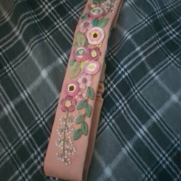 Custom Hand Embroidered Notebook, Handmade Fabric Notebook, Custom ...