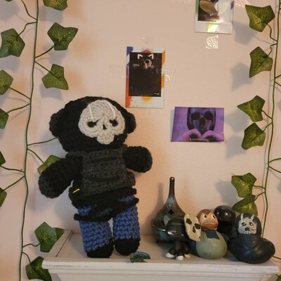 Crochet Call of Duty MWII Simon Ghost Riley Plushie Made to Order - Etsy