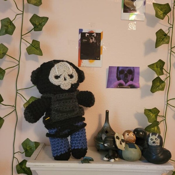 Crochet Call of Duty MWII Simon Ghost Riley Plushie Made to Order ...