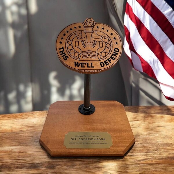Customizable 7x11” 3D Military Promotion Plaque - Etsy