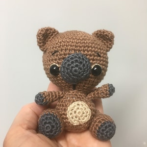 PATTERN: Watson the Wombat Crochet Pattern Amigurumi Wombat Pattern ...