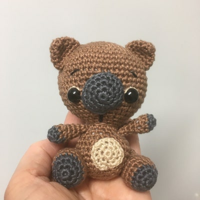 PATTERN: Watson the Wombat Crochet Pattern Amigurumi Wombat Pattern ...