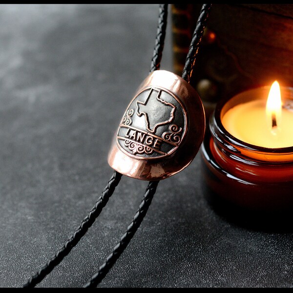 Brown Bolo Tie, INITIAL NECKLACE, Bolo Tie for Men, Bolo Tie for Men ...
