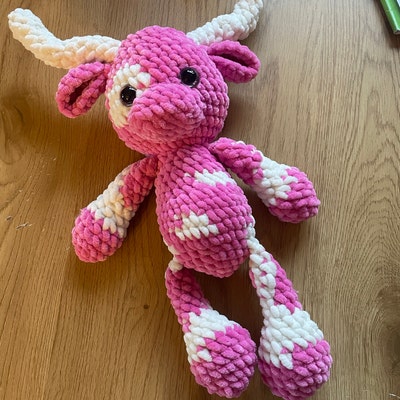 Longhorn Crochet Pattern Longhorn Cow Pattern, Amigurumi Longhorn Cow ...