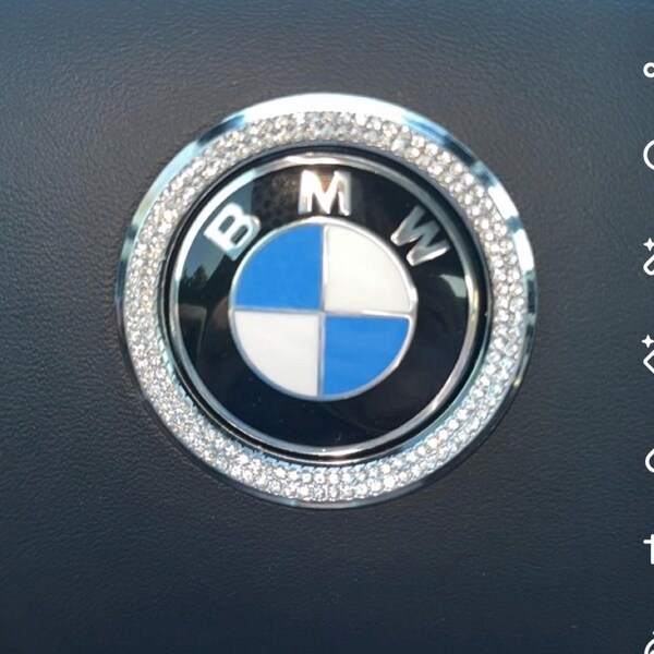 Rhinestone Crystal for Horn Emblem, Bling Diamond Steering Wheel Logo ...