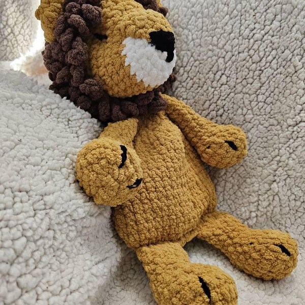 Sleepy Lion Rag Doll Crochet Pattern / Ragdoll / Zoo Animals / Safari ...