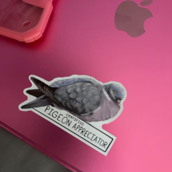 Pigeon Appreciator Sticker - Bird Sticker - Nature Stickers - Planner ...