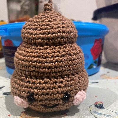 Rainbow Poop Crochet Pattern Kawaii Amigurumi Toy, Crochet Poop Pattern ...