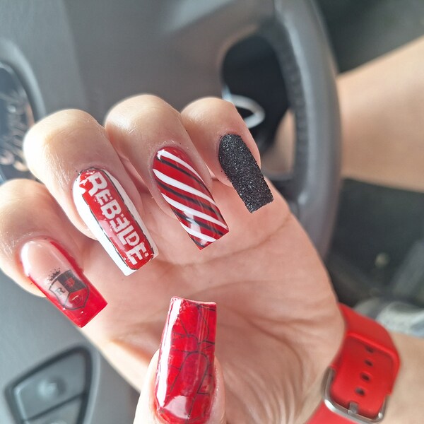 Rebelde Nail Art Decals 2023 Tour Natural Acrylic or Press on Nail ...