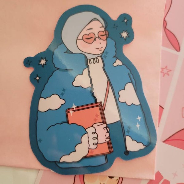 Boba Tea Hijabi - Cute Hijabi Stickers - Islamic Stickers - Cute Hijabi ...