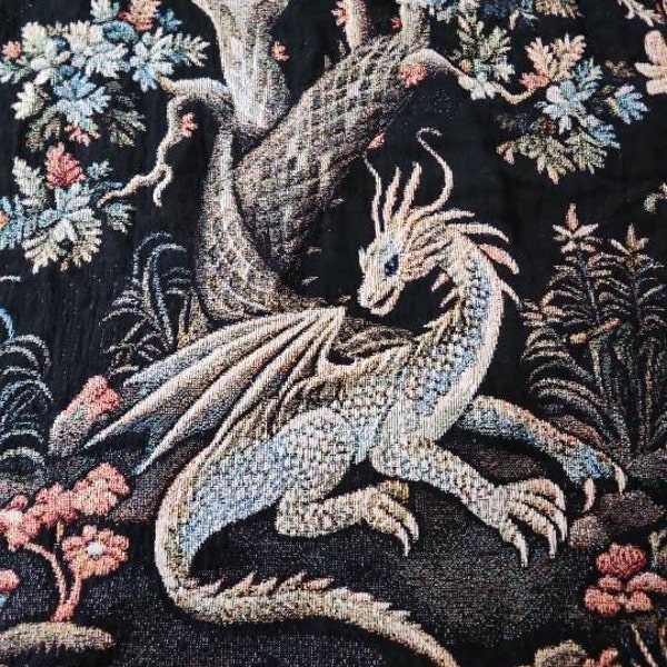 Medieval Aesthetic Dragon Blanket | Fairytale Inspired Nursery Decor ...