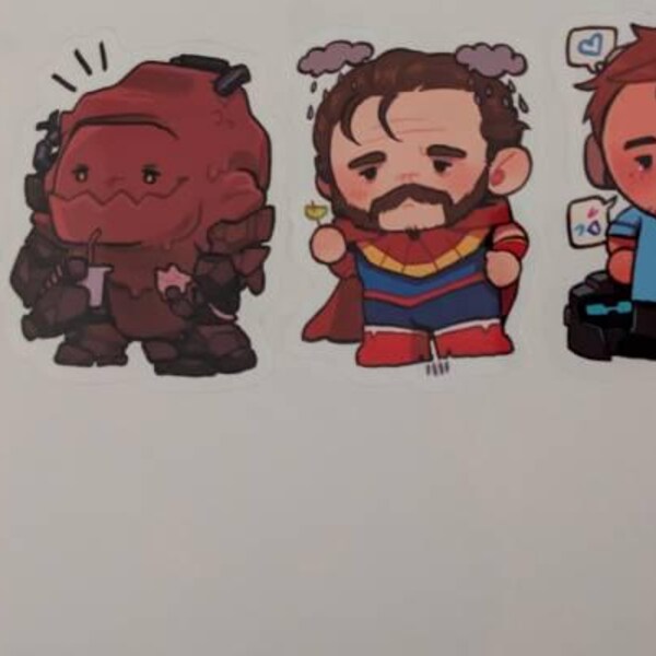 Dispatch | 2in Chibi Stickers - Etsy