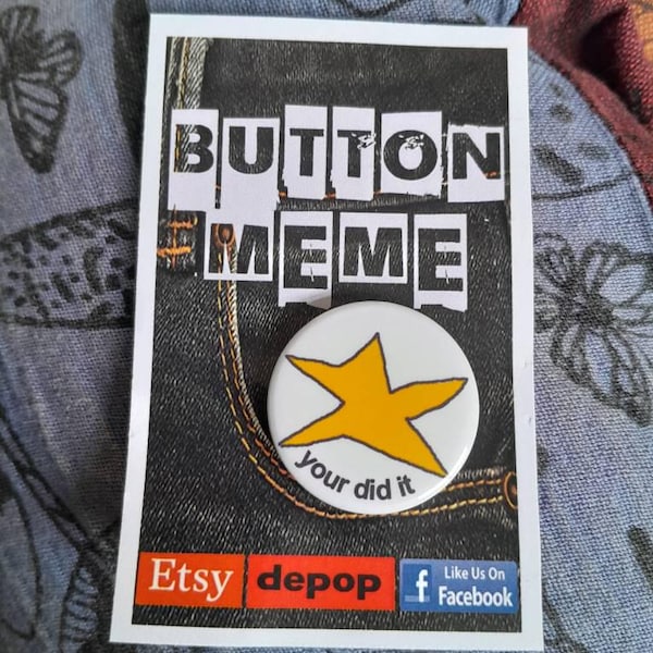 Your Did It 1 Inch Button Badge - Etsy