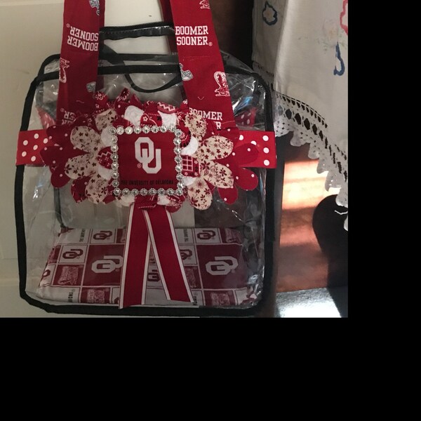 Hand-decorated Clear Stadium Totes With Texas A&M Theme - Etsy