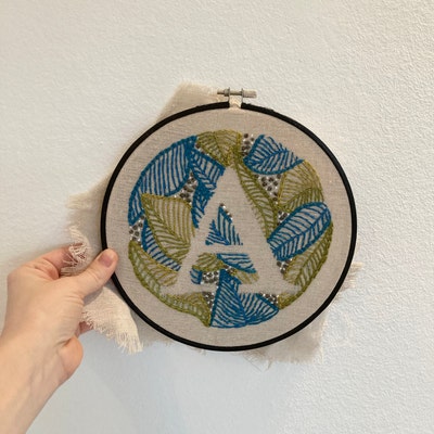 Celestial Design Letter m Hand Embroidery Pattern / Digital PDF ...