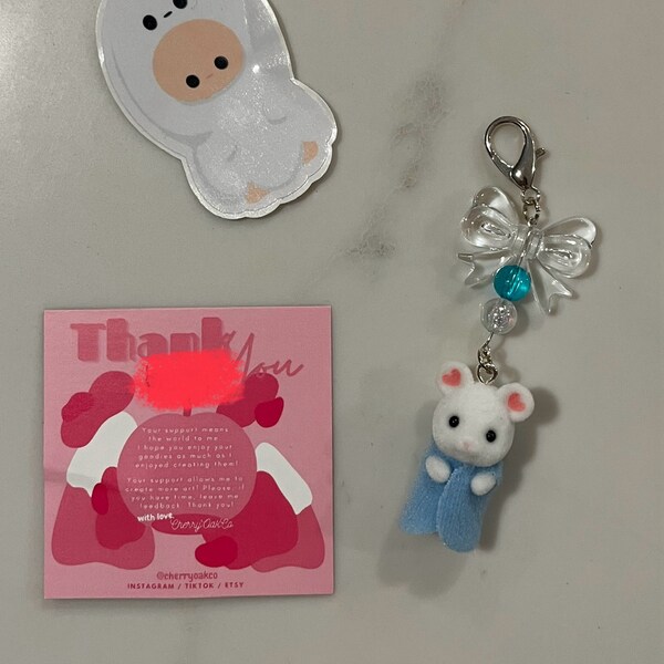 Calico Critters Cutie Keychains / Keychains / Calico Critters / Cute ...